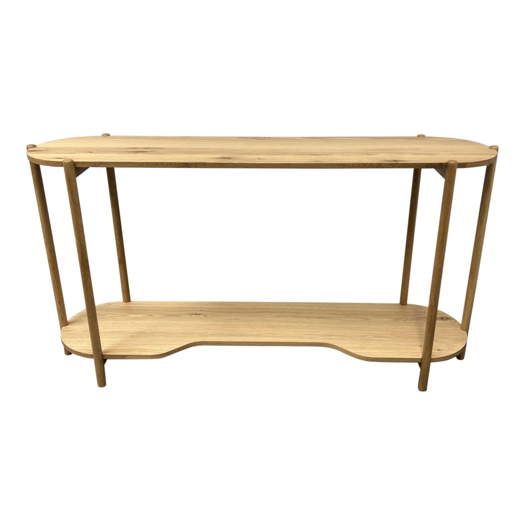 Tyler Oak Wood Console Table. Original Price: $500 - Design Plus Gallery