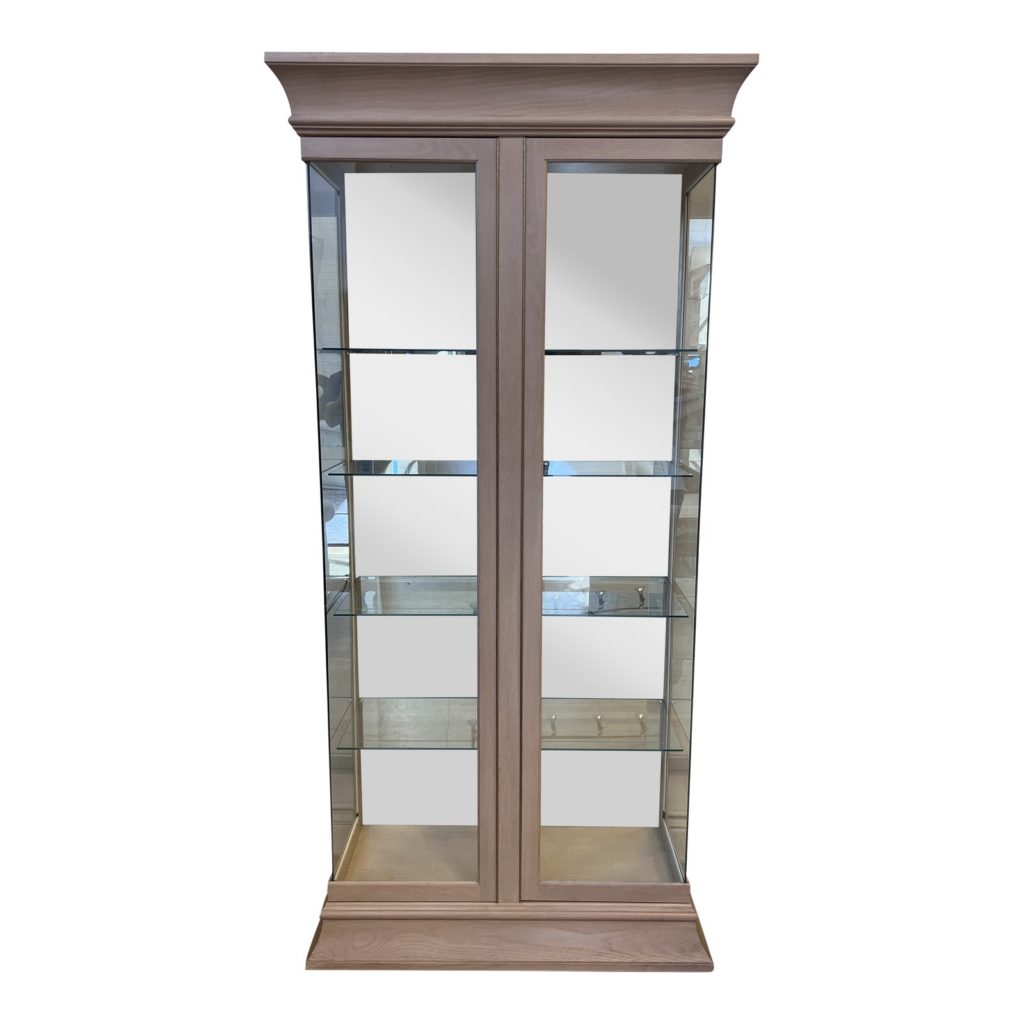 Vintage Post Modern Curio Cabinet - Design Plus Gallery