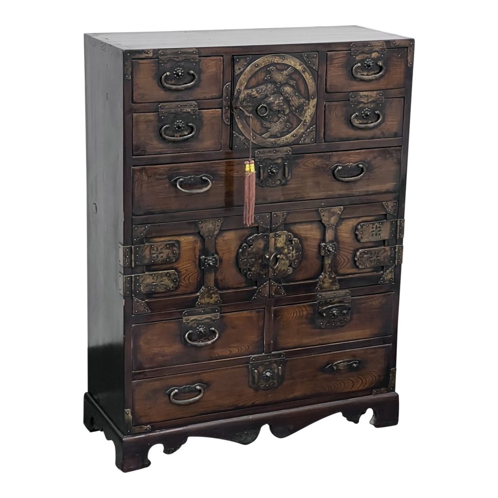 Antique Japanese Tansu Chest of Drawers - Design Plus Gallery