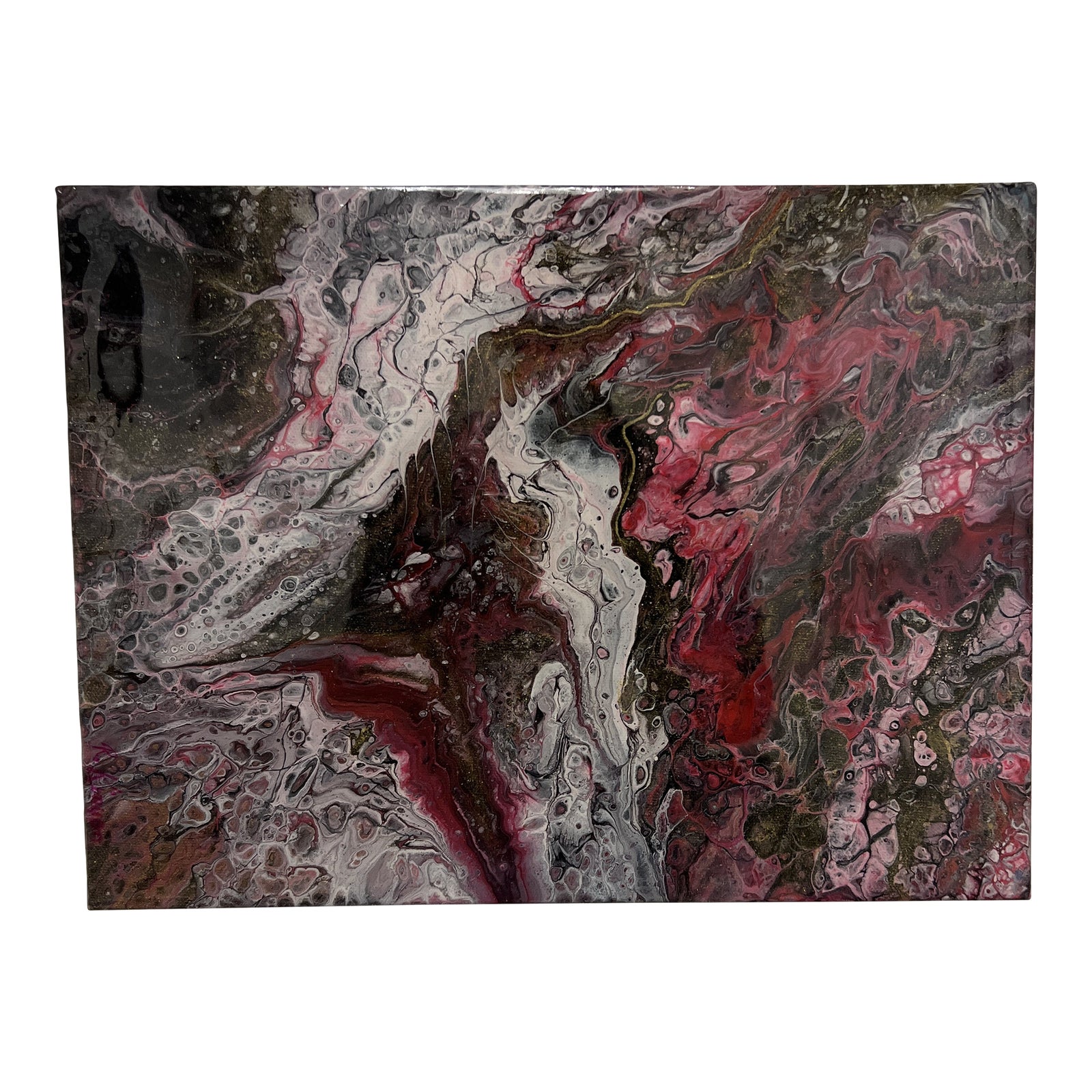 Robert Kinyon Original Acrylic Abstract Painting - Design Plus Gallery
