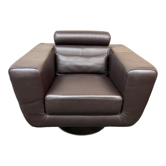 Custom Design Crimson Suede Lounge Arm Chair | Design Plus Gallery