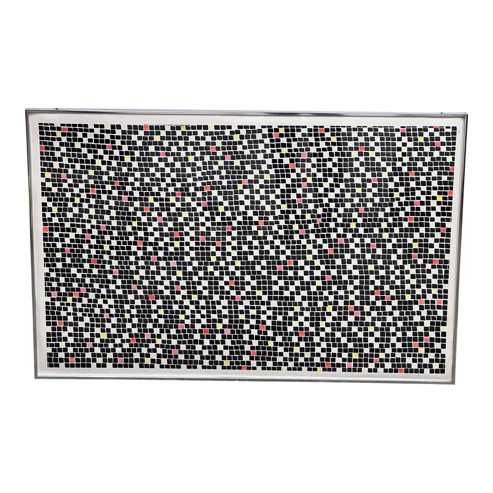 1982 Vintage Artwork, Signed + Dated 'Sparkling in the Black' - Design ...