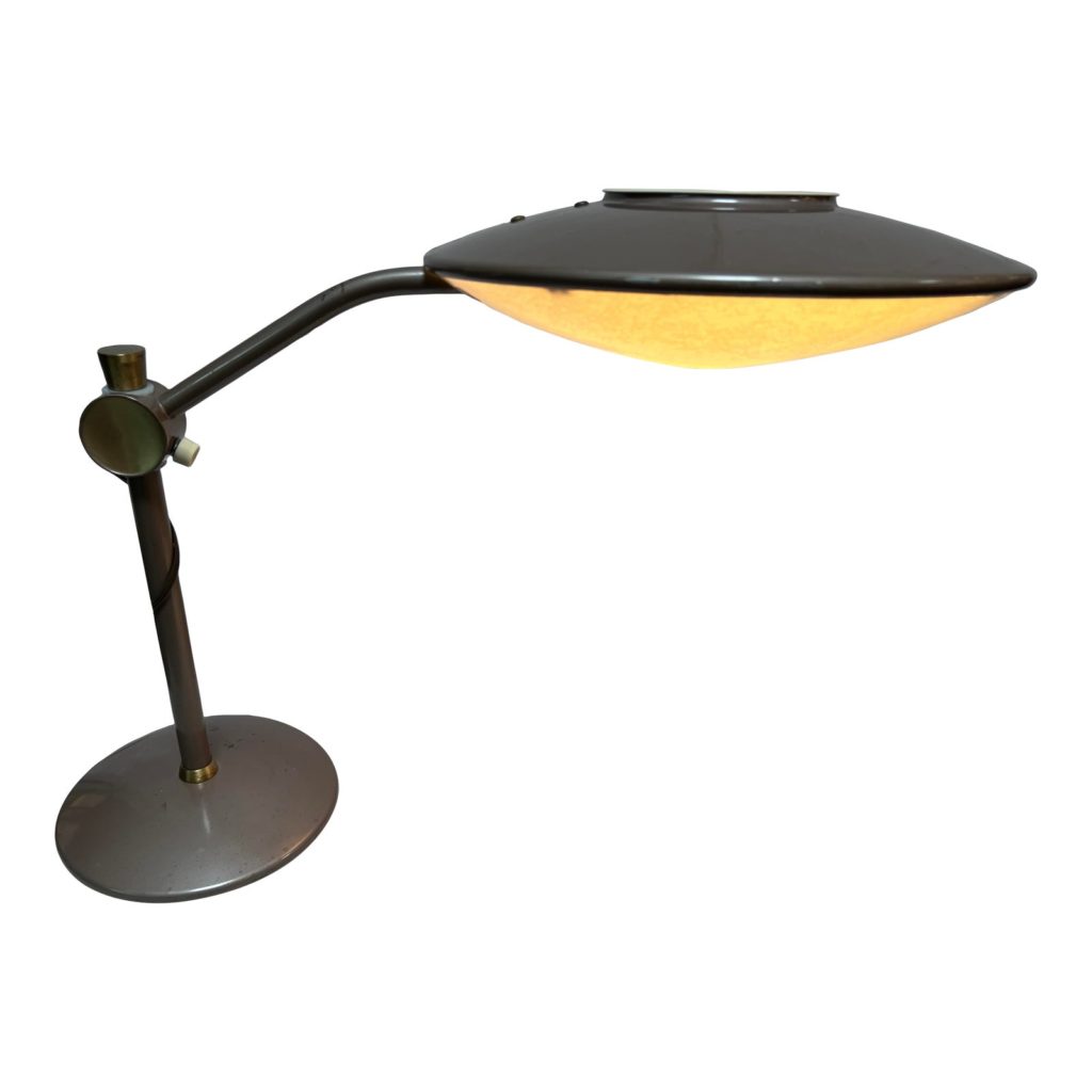 Mid 20th Century Dazor Manufacturing Saucer Table Lamp - Design Plus ...