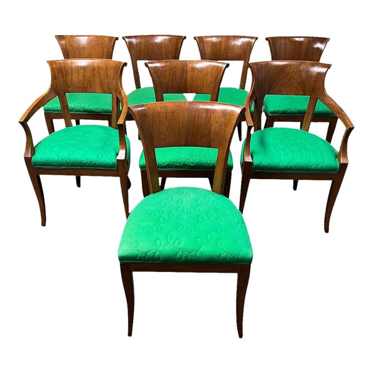 Mount Airy Furniture Company Biedermeier Style Chairs, Set of Eight ...