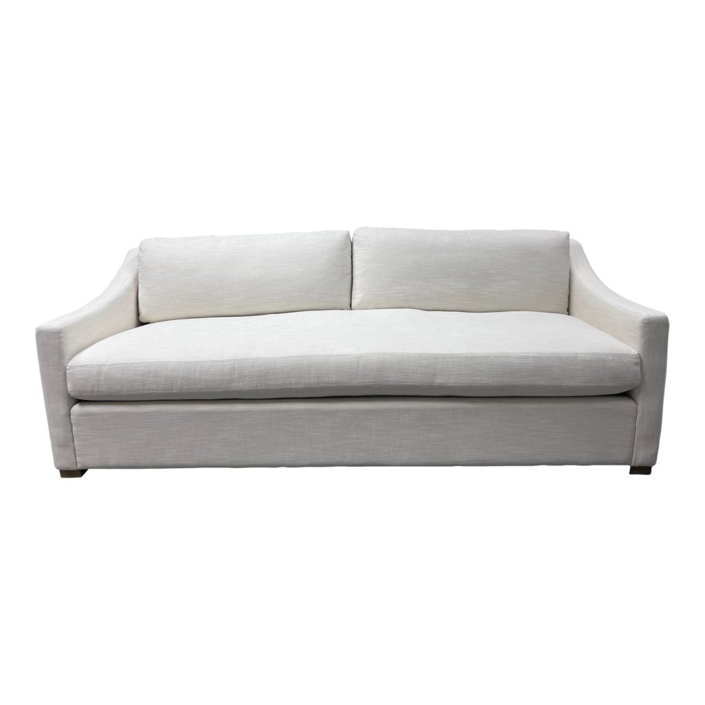 Restoration Hardware Belgian Slope Arm Bench Seat Petite Sofa. Original ...