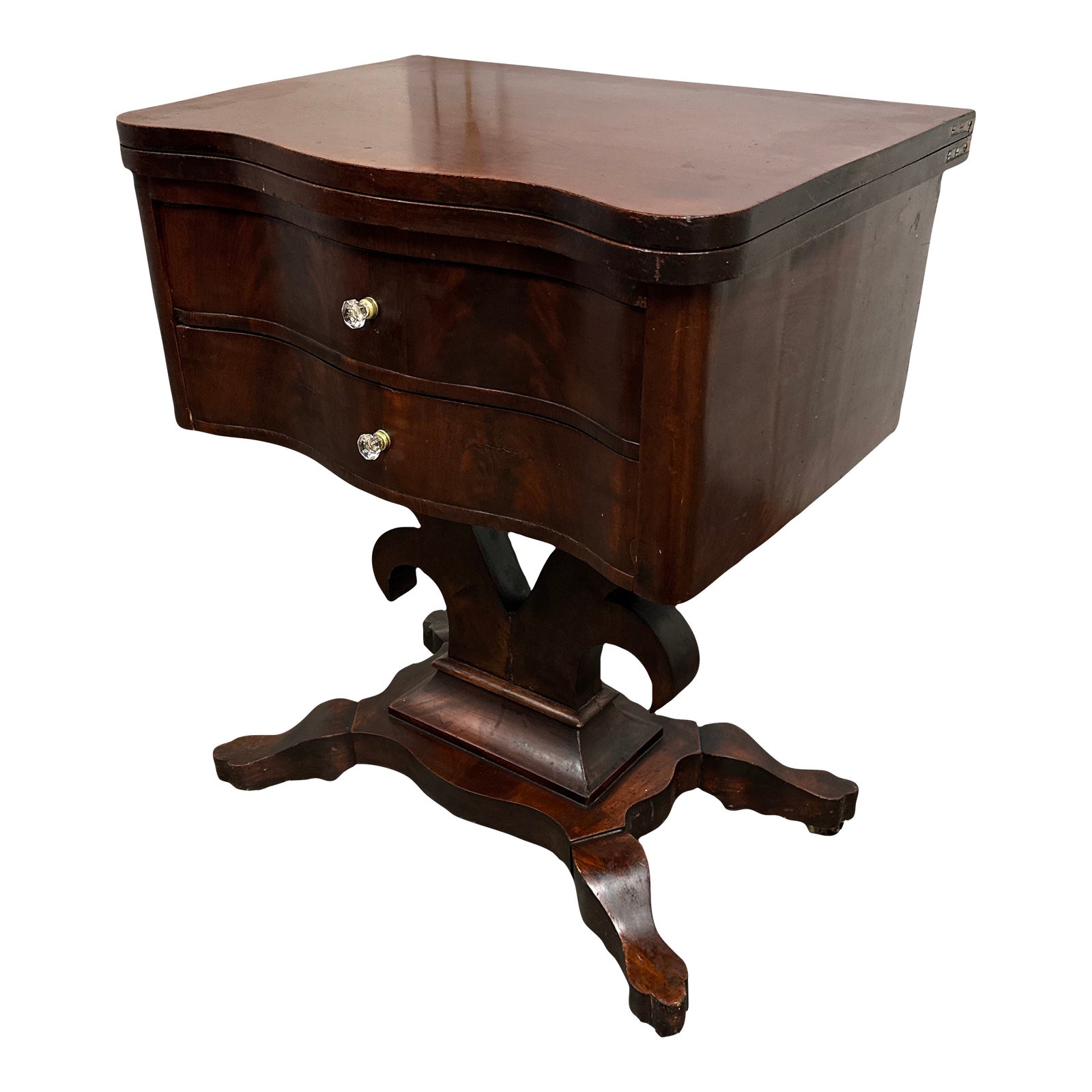 Crate & Barrel Clairemont Round Side Table + Shelf. Original Price ...