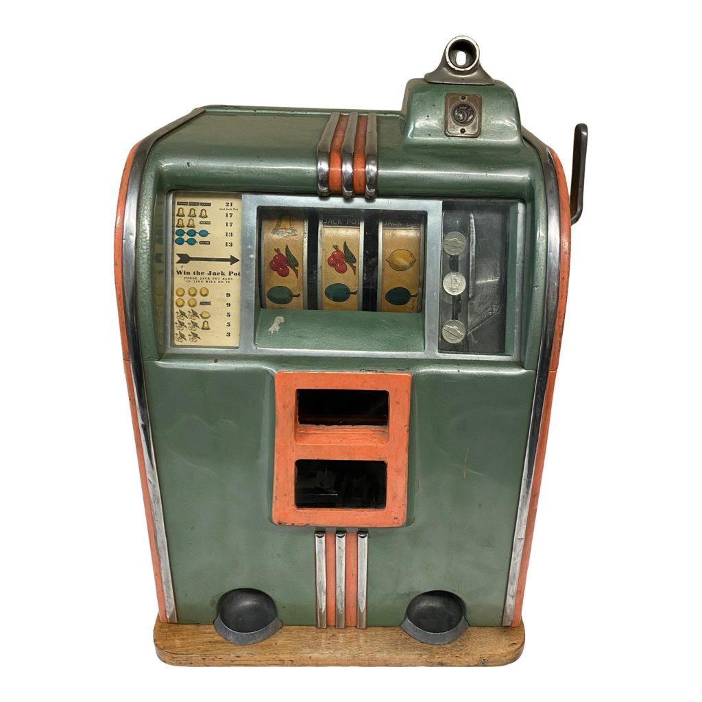 1920's Antique Caille Brothers Co. Dough Boy Nickel Slot Machine ...