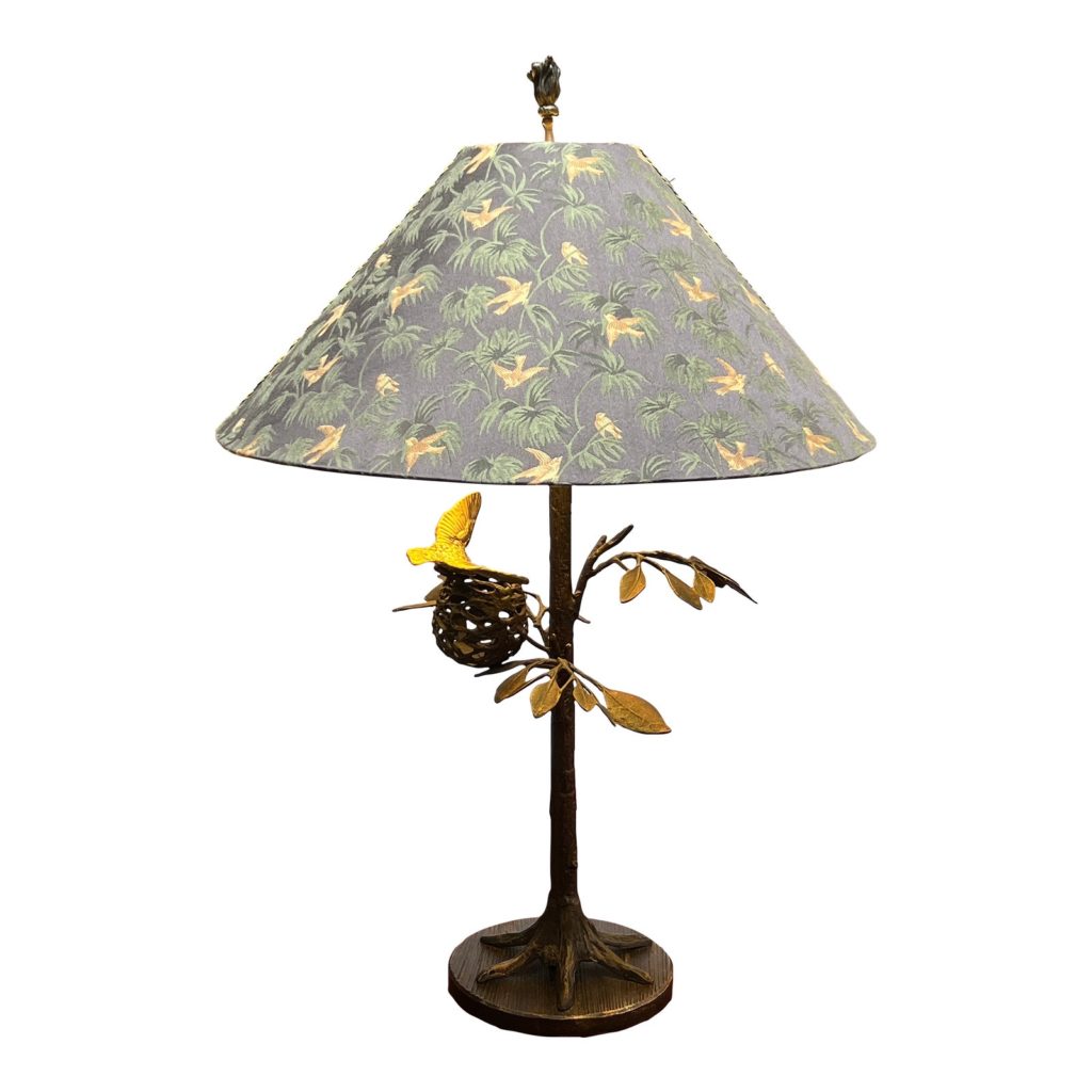 Frederick Cooper Vintage Bird's Nest Table Lamp - Design Plus Gallery