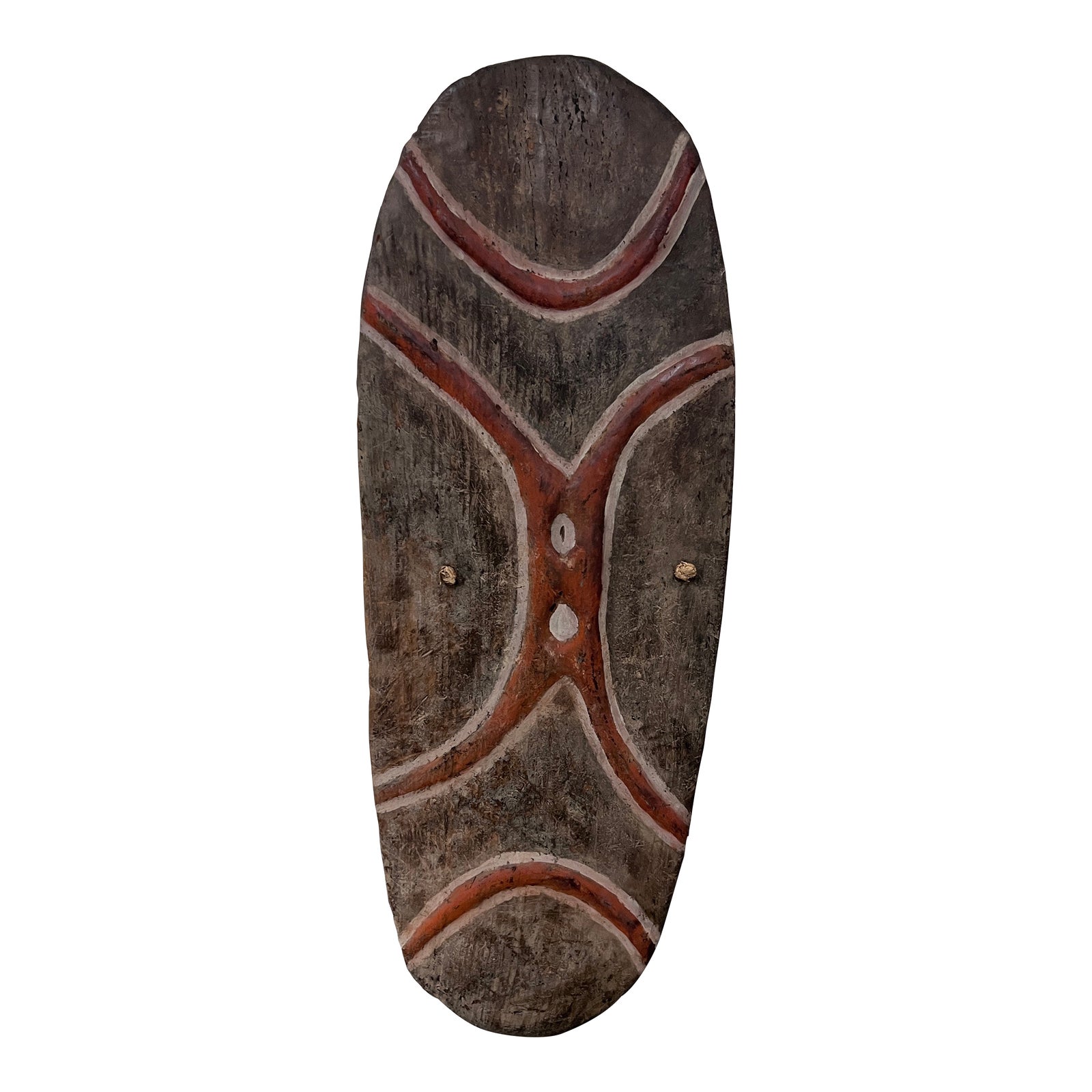 Papau New Guinea Handcarved Shield - Design Plus Gallery