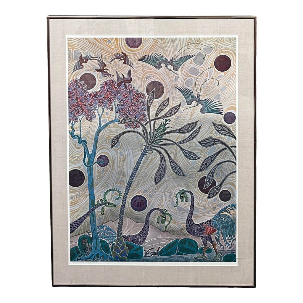 Jesse Allen's 'Birds in a Brewing Storm' Lithograph - Design Plus Gallery