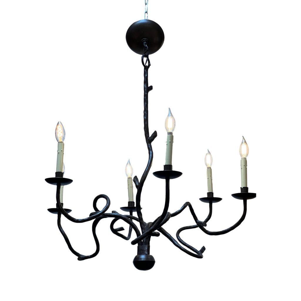 Ironware International Odette 6 Light Chandelier - Design Plus Gallery