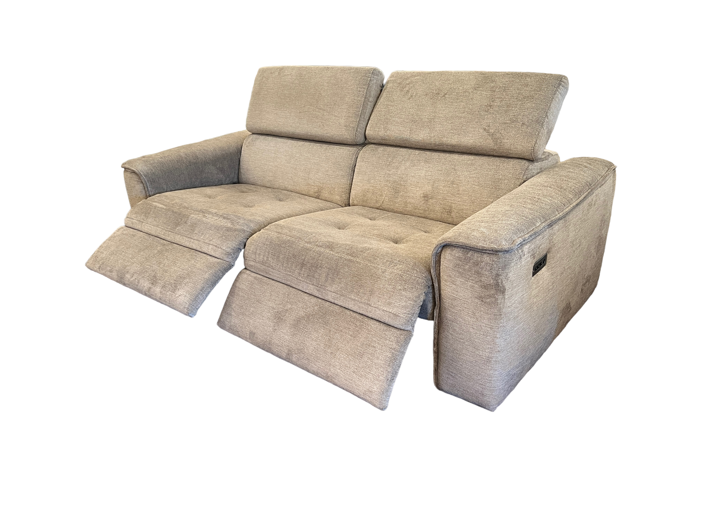 W. Schilling Napoli Contemporary Electric Reclining Loveseat. Original ...