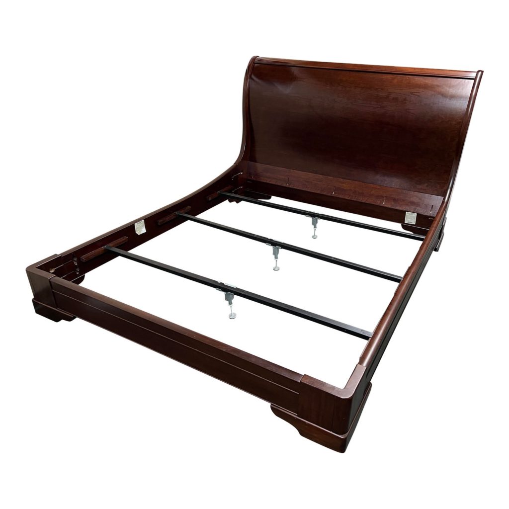 California King Restoration Hardware Marston Sleigh Bed Frame. Original ...