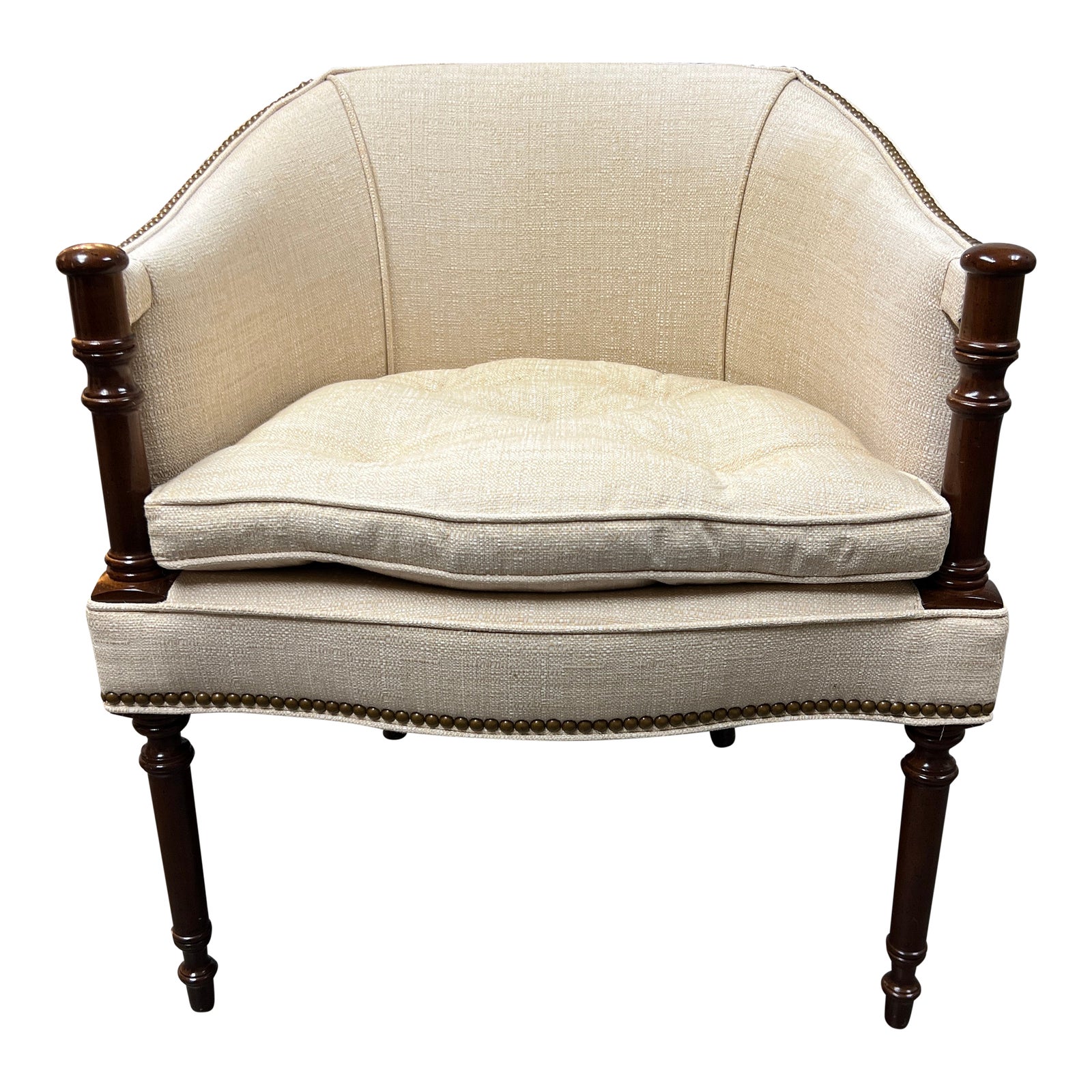 william-sonoma-barrel-back-arm-chair-0608 - Design Plus Gallery