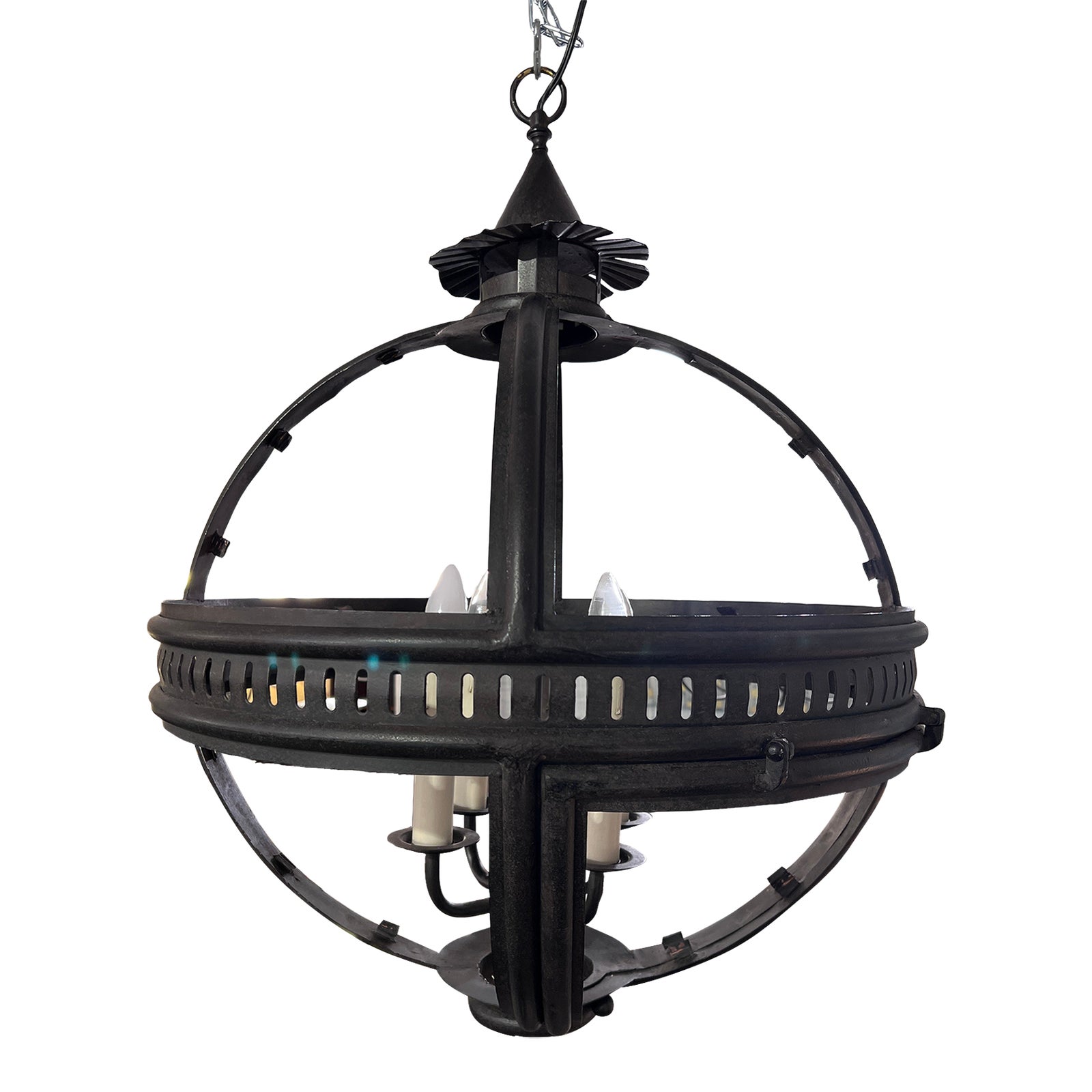 paul-ferrante-gaslight-hanging-lantern-chandelier-7730 - Design Plus ...