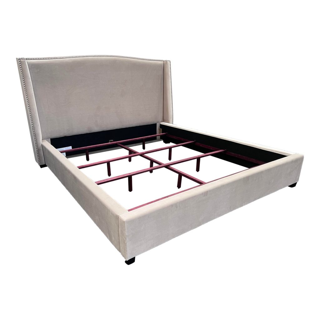 Queen Size Scandinavian Designs Italian Cherry Sleigh Back Bed Frame ...
