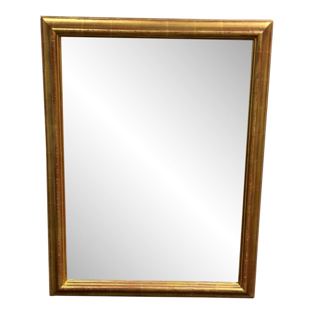 Gold Frame Beveled Edge Wall Mirror - Design Plus Gallery