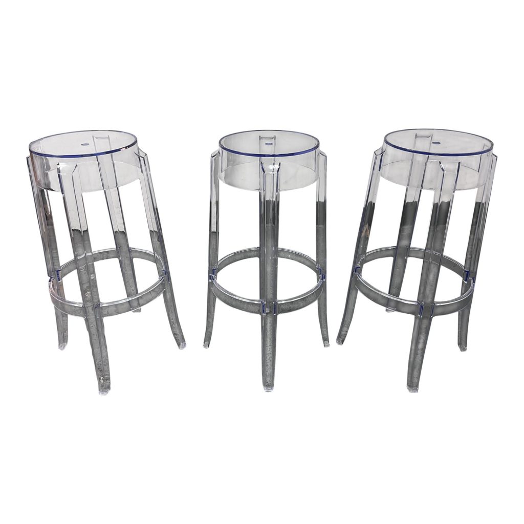 Replica Transparent Clear Ghost Bar Stool - Design Plus Gallery
