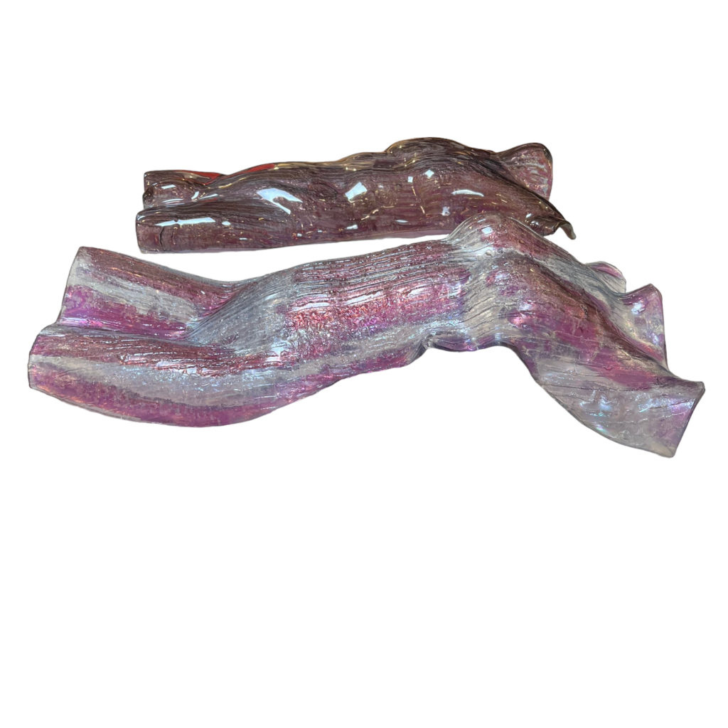 Bj Katz Painted/Fused Art Glass Female Torso 8/500 - Design Plus Gallery