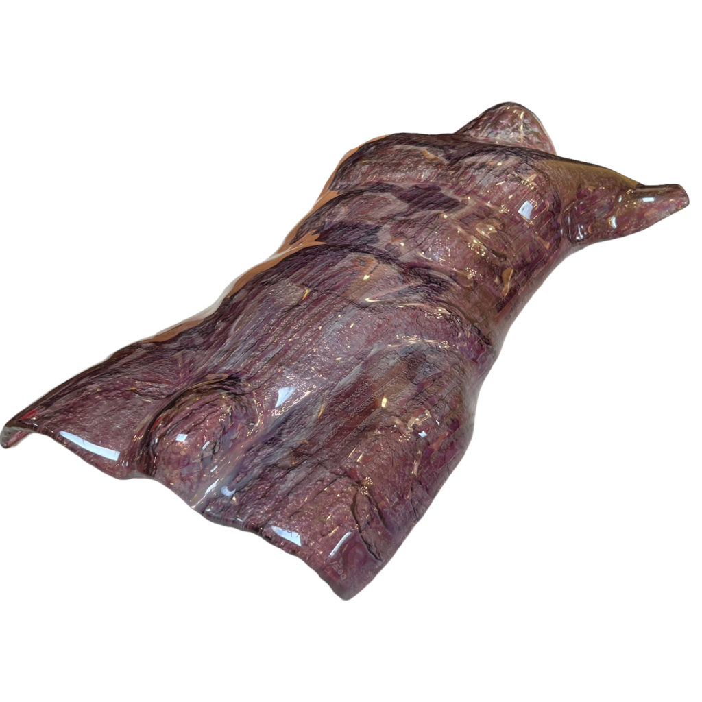 Bj Katz Painted/Fused Art Glass Male Torso - 7/500 - Design Plus Gallery