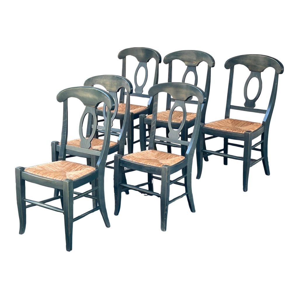 Pottery Barn Napoleon Dining Chairs, Set of Six. Original Price: $1,100 ...