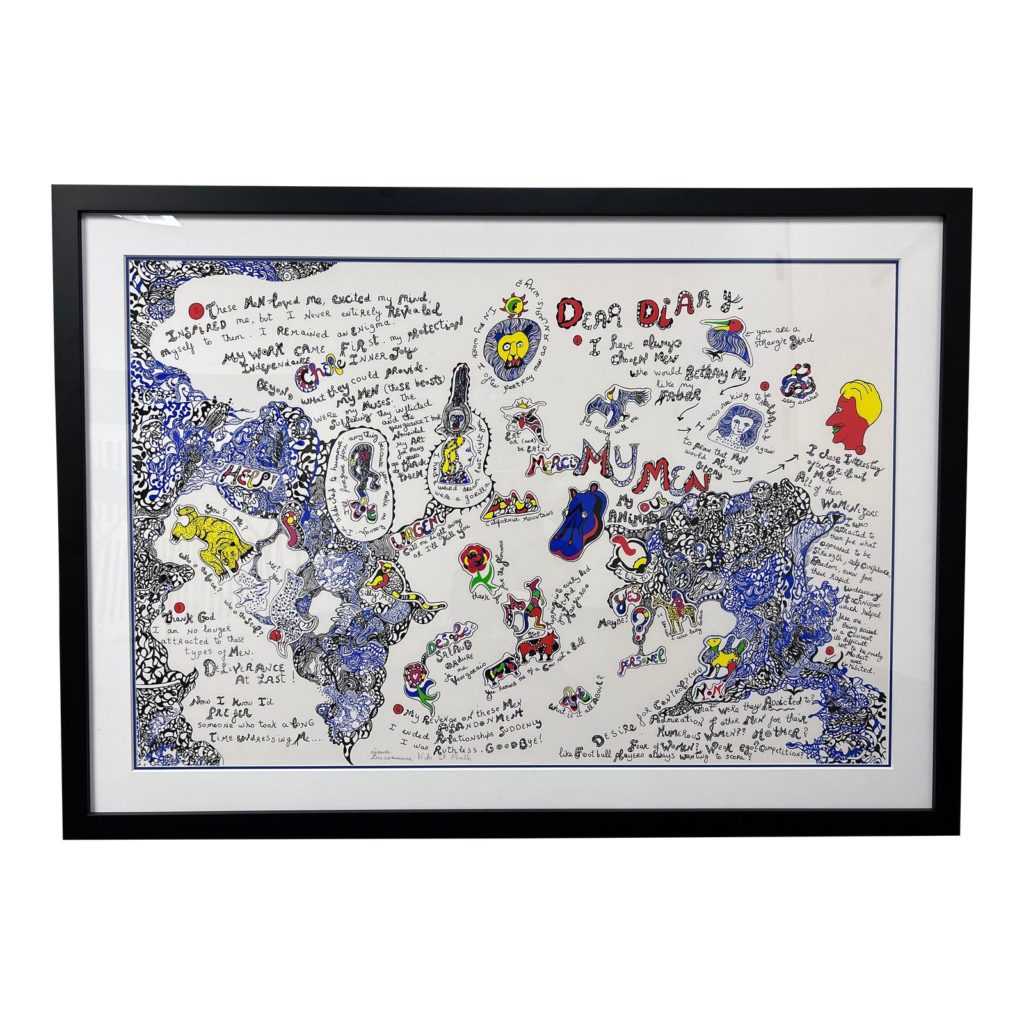 niki-de-saint-phalle-custom-framed-california-diary-serigraph-signed ...