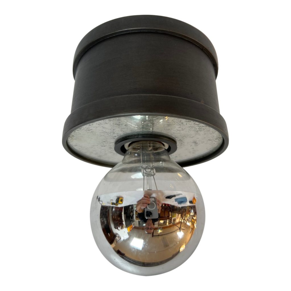 Ralph Lauren Bare Bulb Flush Mount Light - Design Plus Gallery