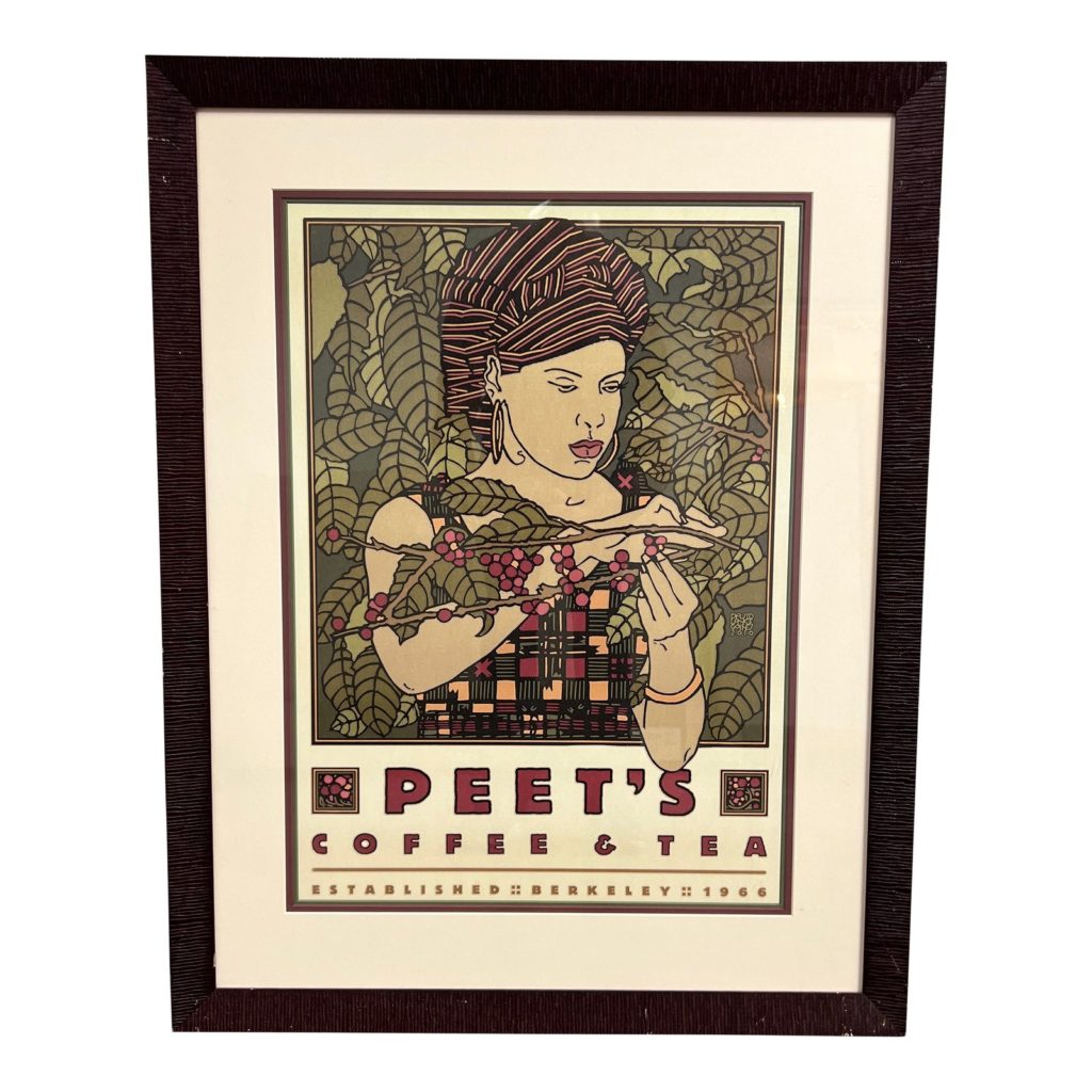 David Lance Goines Peet's Coffee Anniversary Poster, 2010 - Design Plus ...