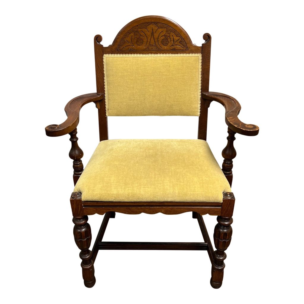Antique Eastlake Style Arm Chair - Design Plus Gallery
