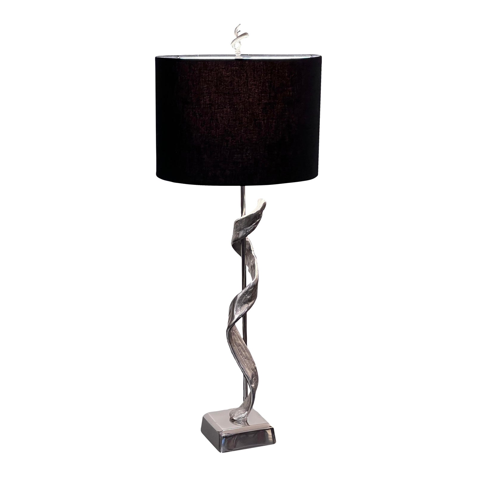 Dimond Lighting Nickel Twisted Bark Table Lamp - Design Plus Gallery