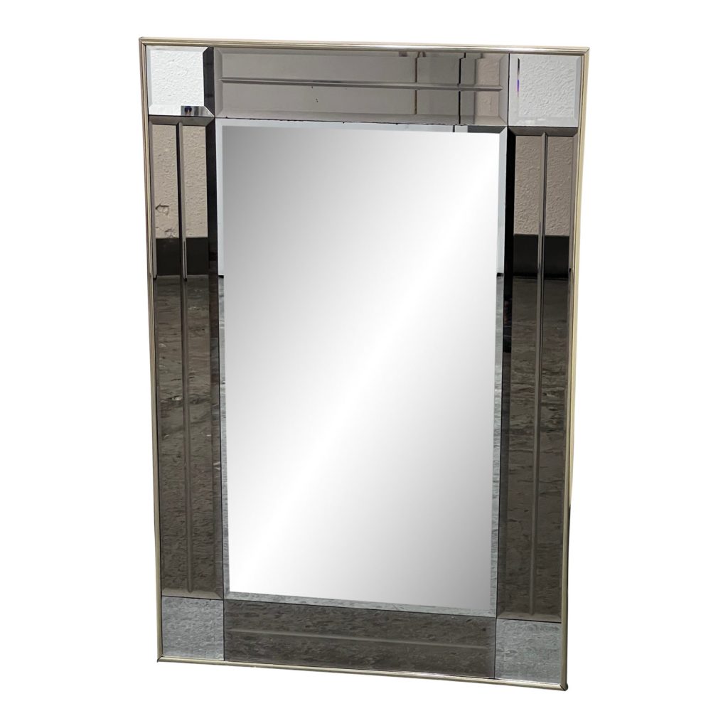 Bassett Furniture & Co. Art Deco Inspired Chrome Wall Mirror - Design ...