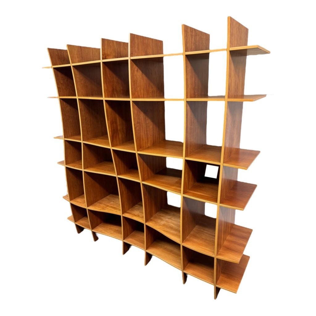Design Within Reach Wavy Cherry Bookcase Etagere - Design Plus Gallery