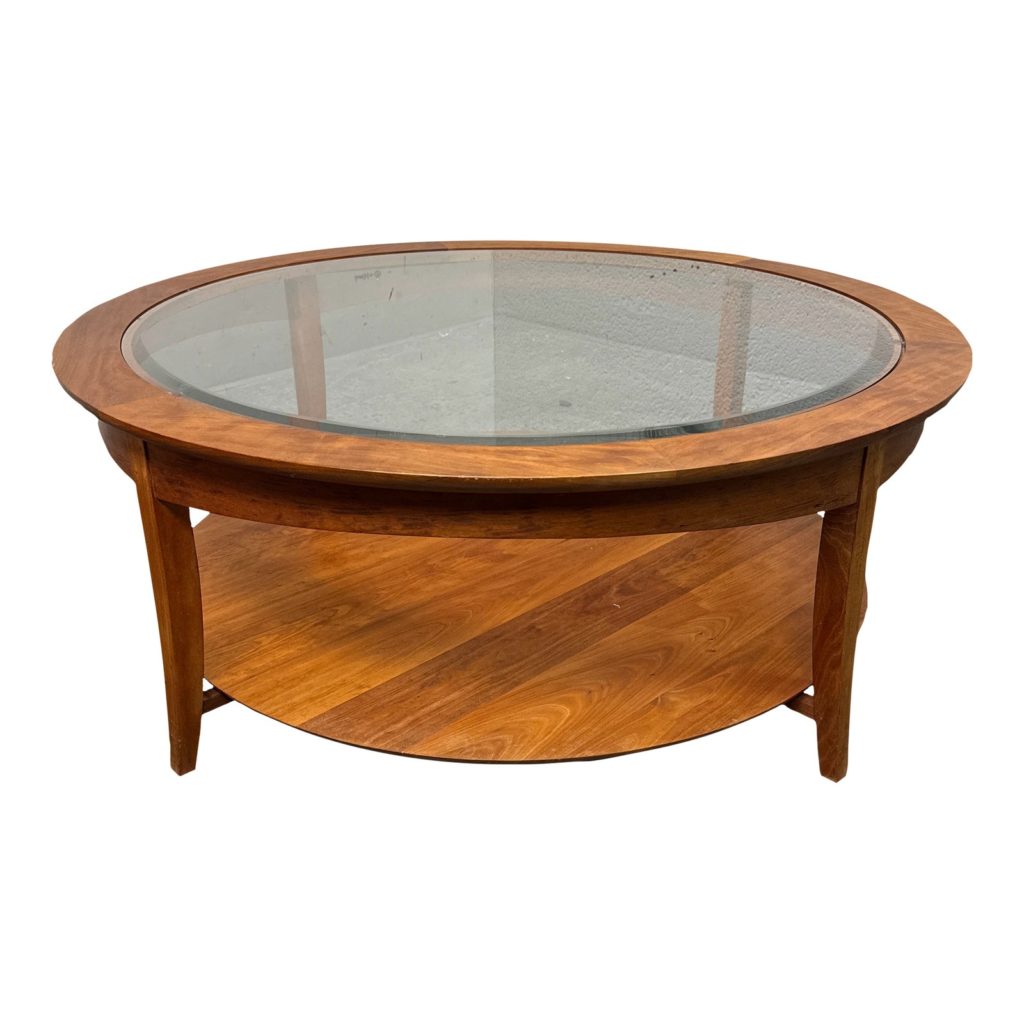 Ethan Allen Custom Classics Turret Dining Table + Set of 8 Brownstone ...