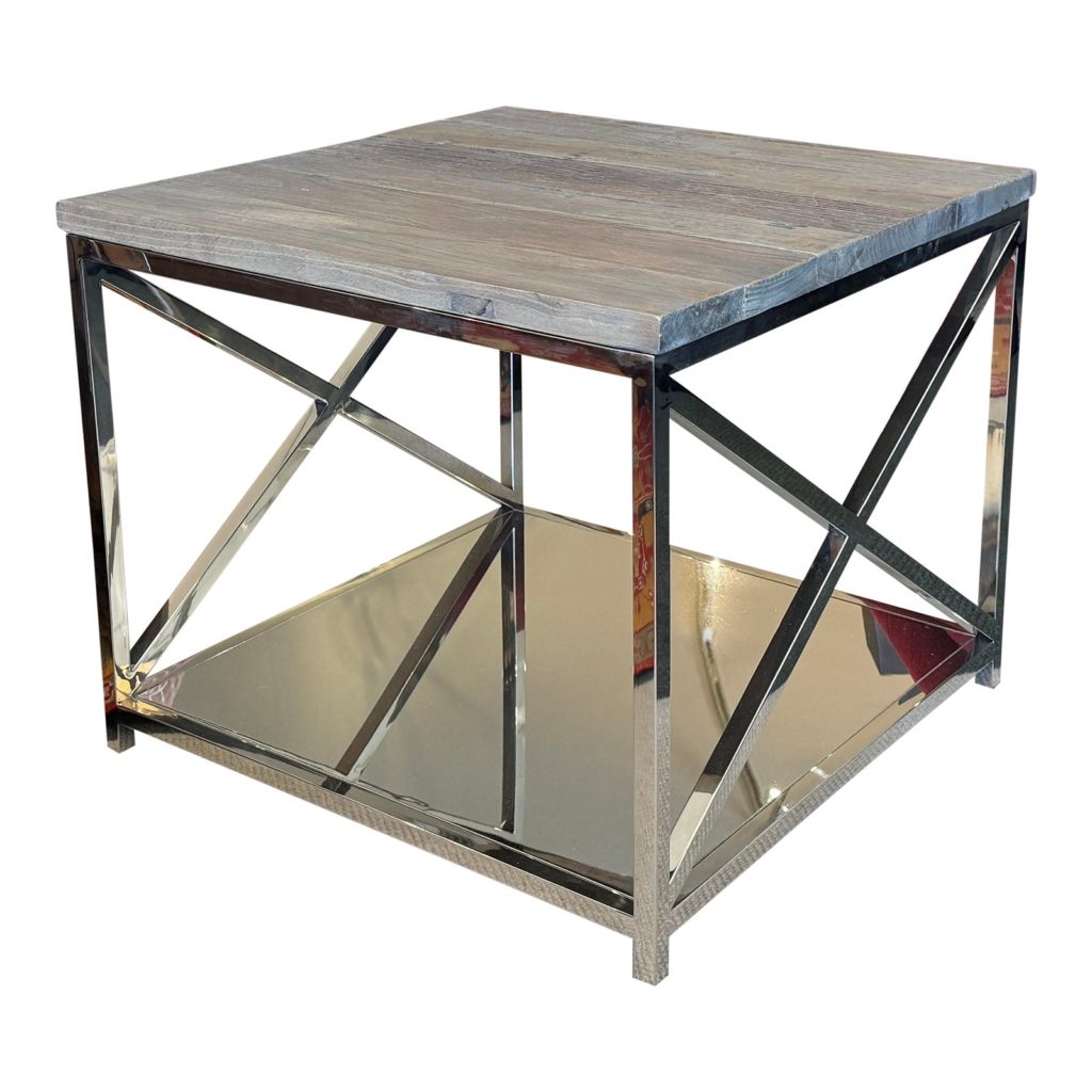 Tokyo Black Wood Table + Metal Base | Design Plus Gallery