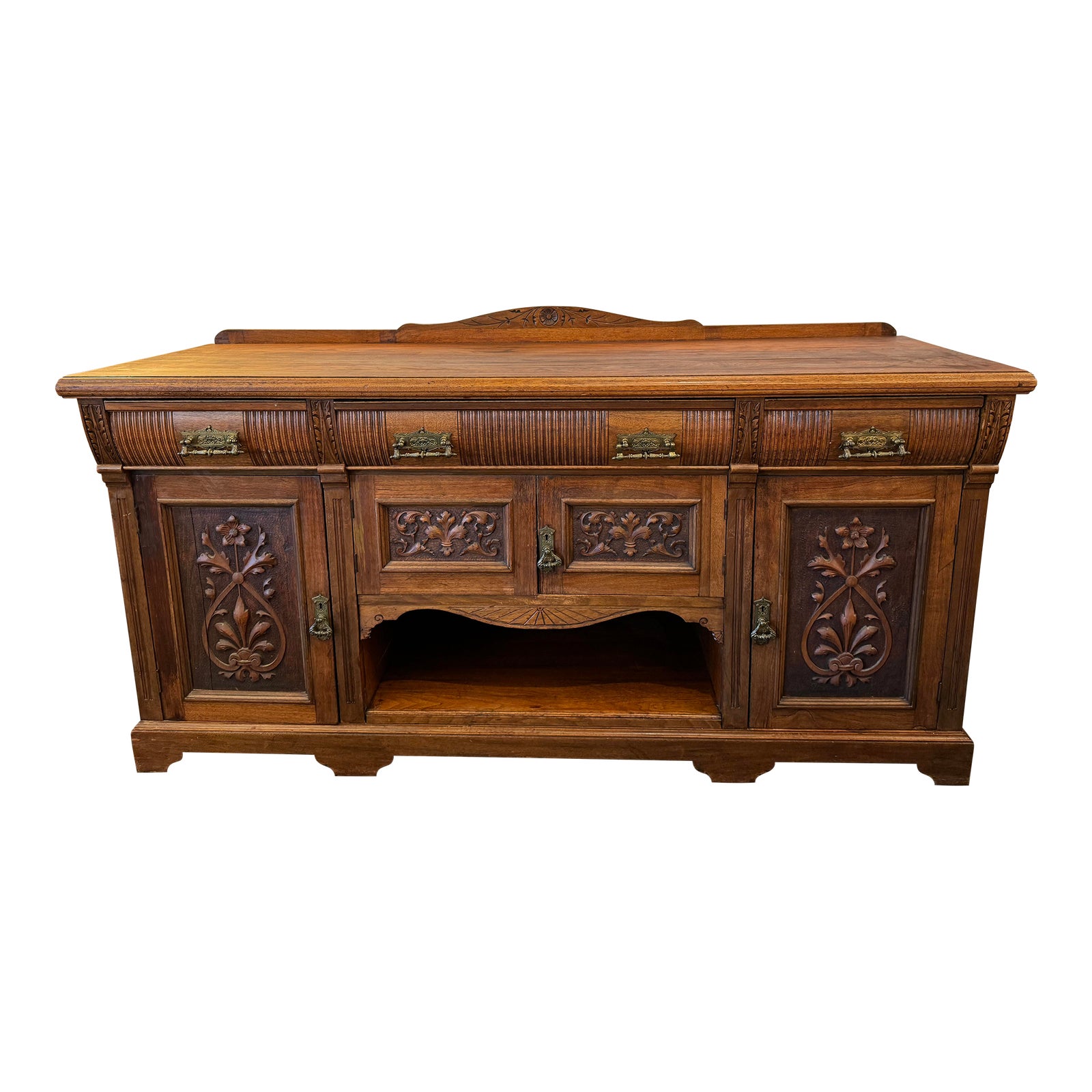 Boho Chic Handcrafted Distressed Wood Sideboard | Design Plus Gallery