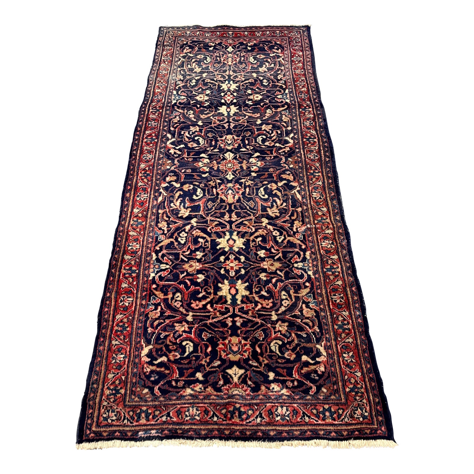 3ft8in-10ft-vintage-mahal-persian-wool-runner-1422 - Design Plus Gallery