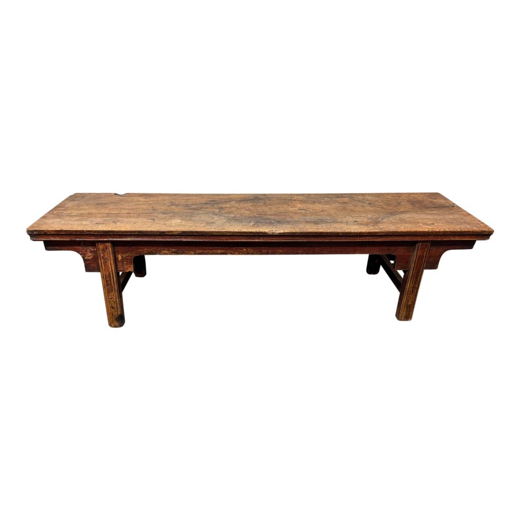 Antique Chinese Long Poplar Bench / Coffee Table - Design Plus Gallery