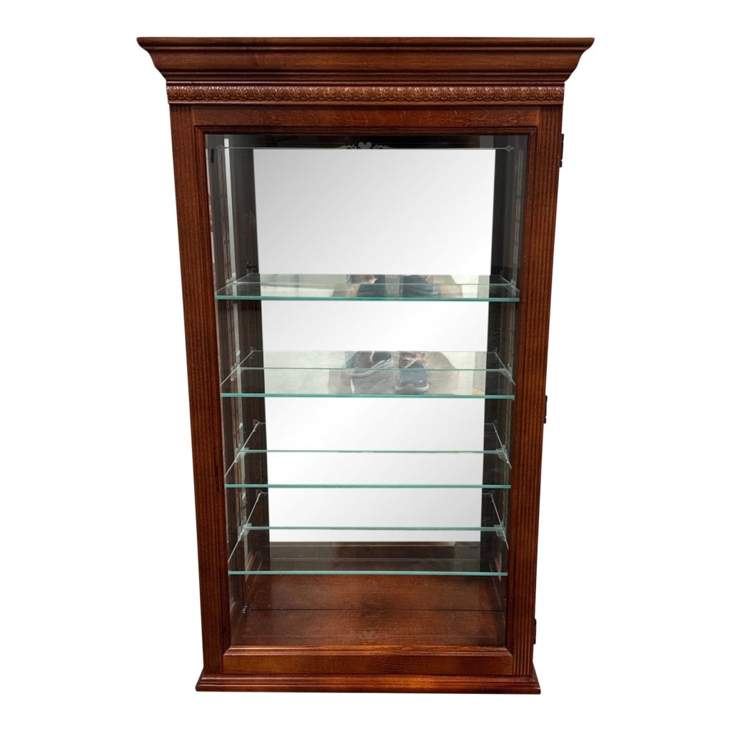 Rustic Glass Front Display Cabinet | Design Plus Gallery