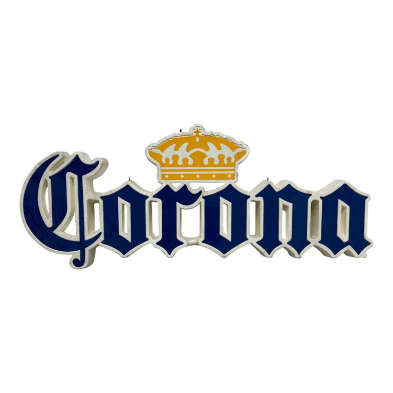 Vintage Corona Hanging Sign | Design Plus Gallery