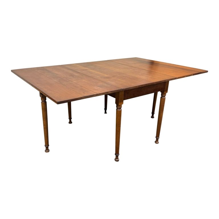Vintage Leopold Stickley Drop Leaf Dining Table - Design Plus Gallery
