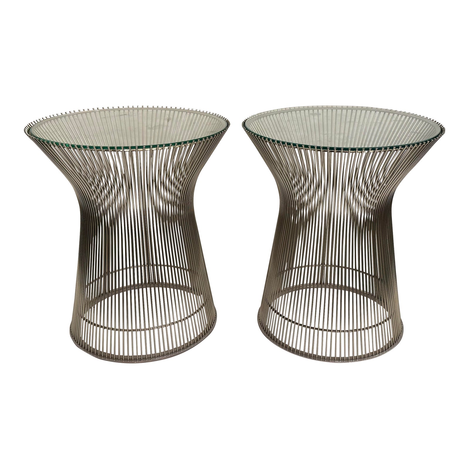 warren-platner-by-knoll-side-tables-a-pair-5388 - Design Plus Gallery