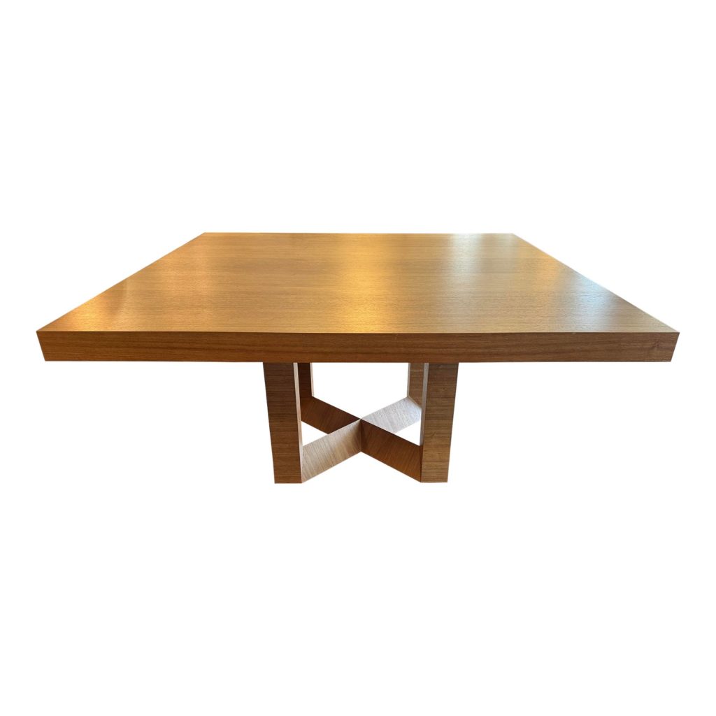 Custom Design Contemporary 60 Inch Square Dining Table. Original Price ...