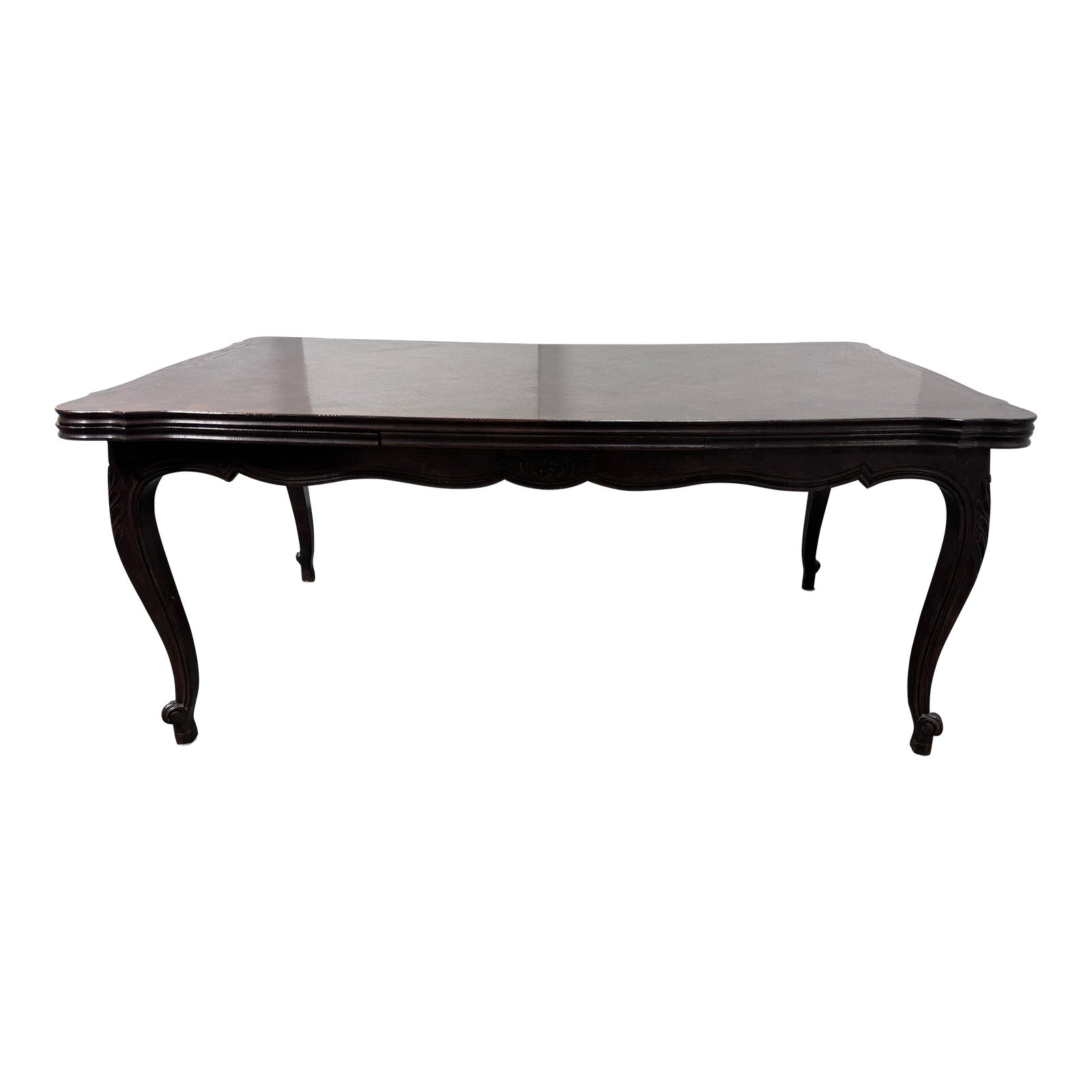 Baker Furniture Vintage French Country Parquet Top Extension Dining ...