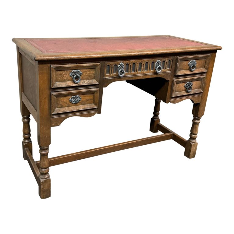 Travertine-Top Writing Desk | Design Plus Gallery