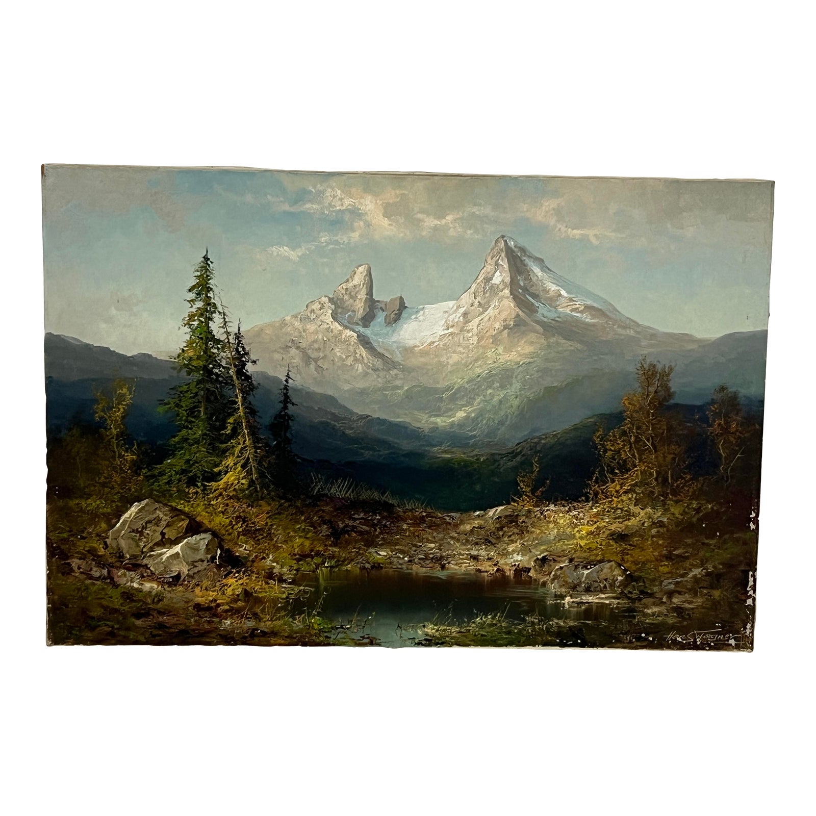 Mathew Frederick Original Oil Painting Custom Framed, Signed | Design ...
