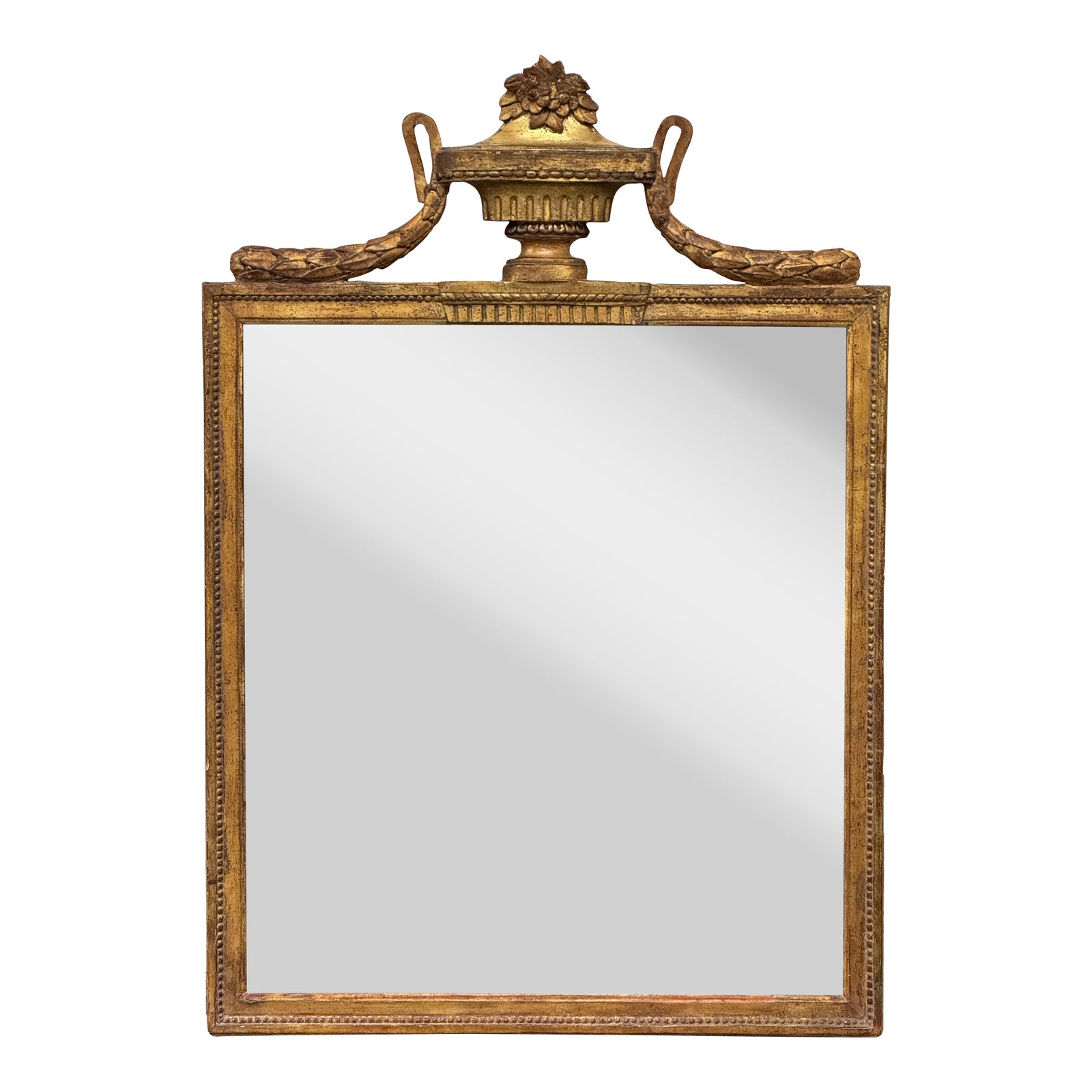 Reclaimed Wood Block Mirror From Nepal | Design Plus Gallery