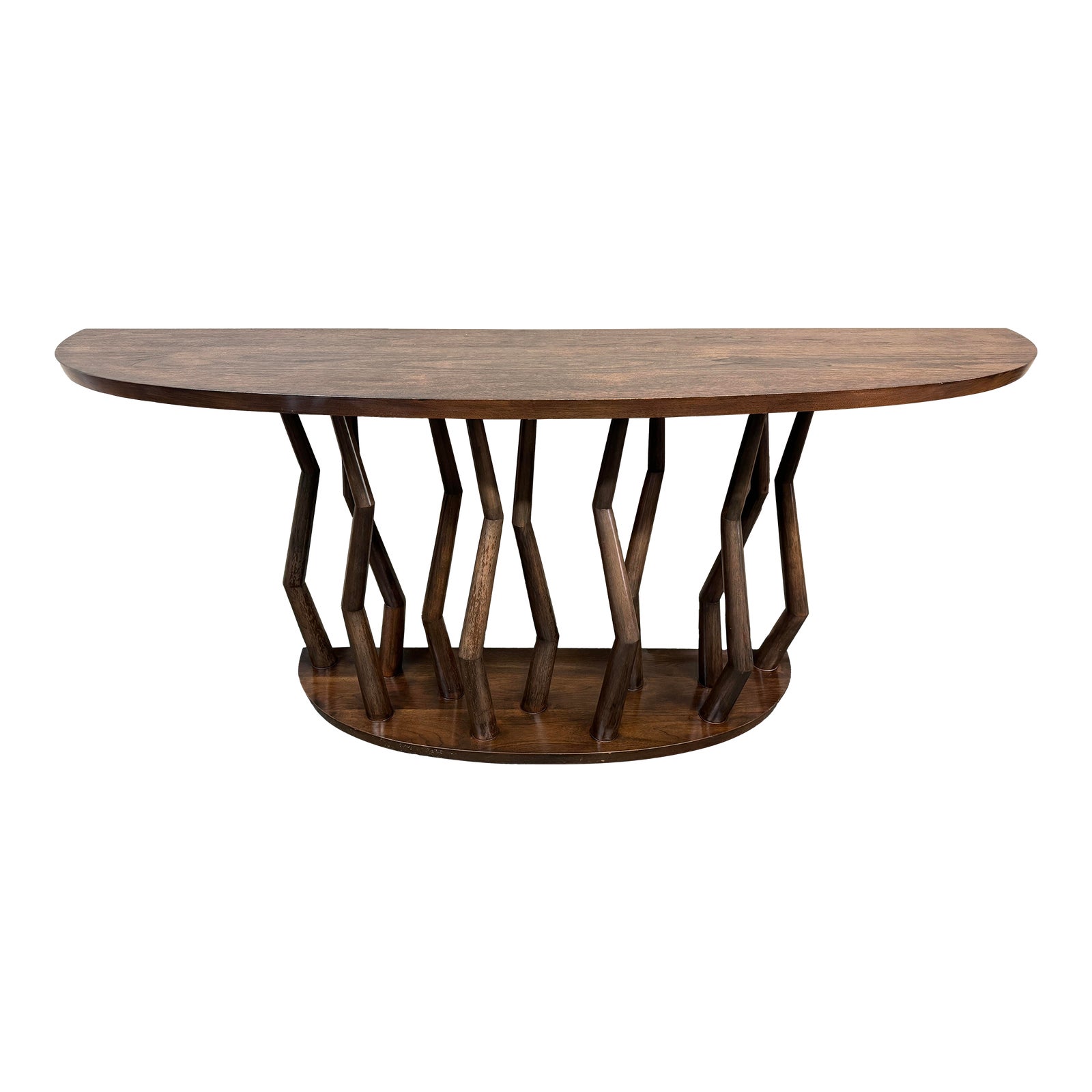 rj-woodworking-forest-demilune-console-1519 - Design Plus Gallery