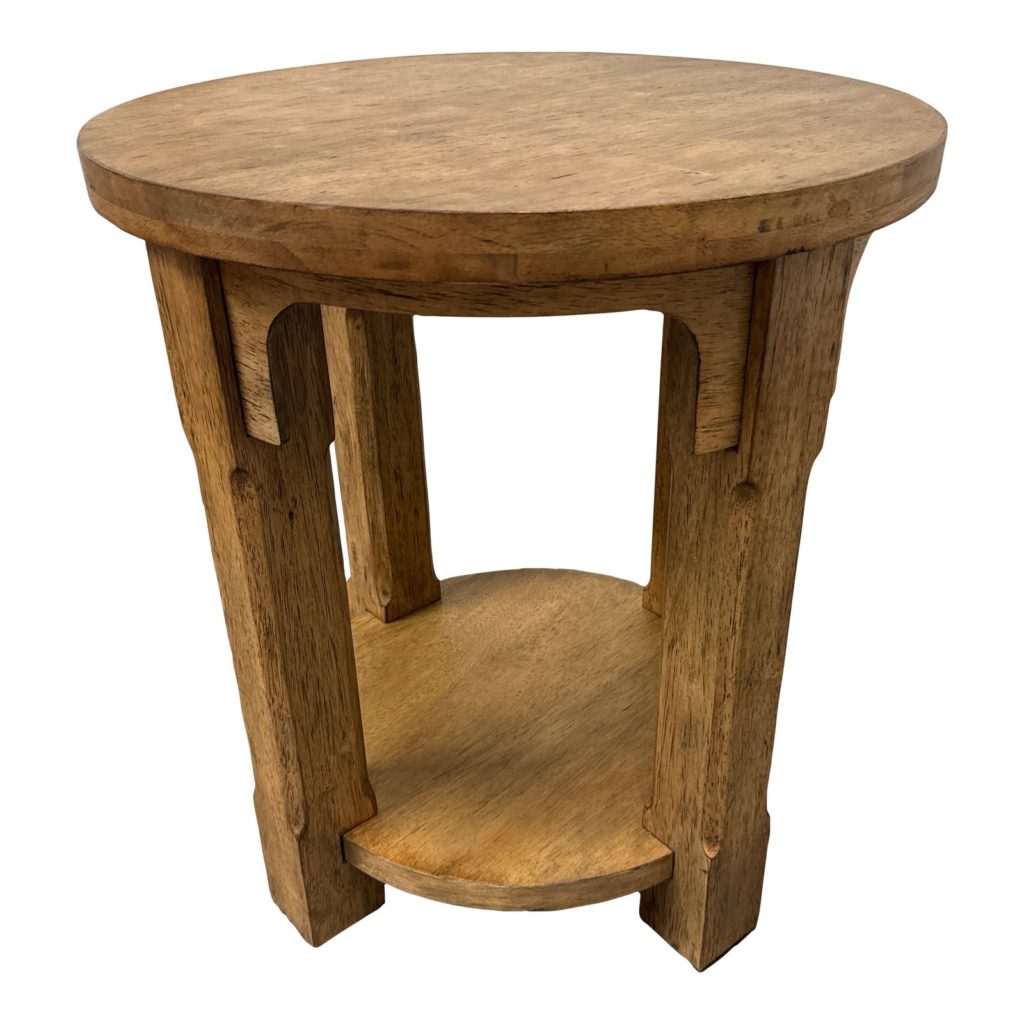 NEW International Atelier Round Wood Side Table - Design Plus Gallery