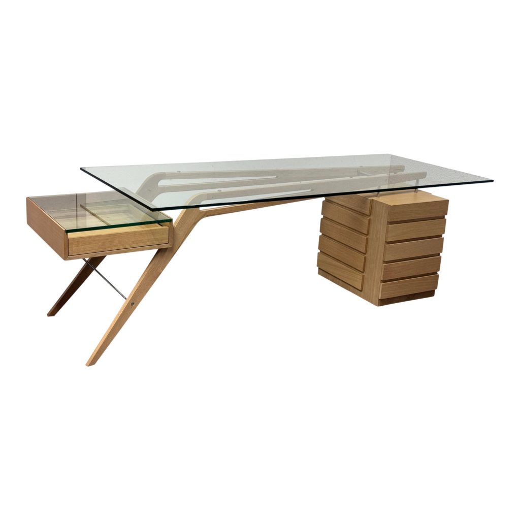 Kardiel 1949 Protractor Natural Oak Desk. Original Price: $2,500 ...