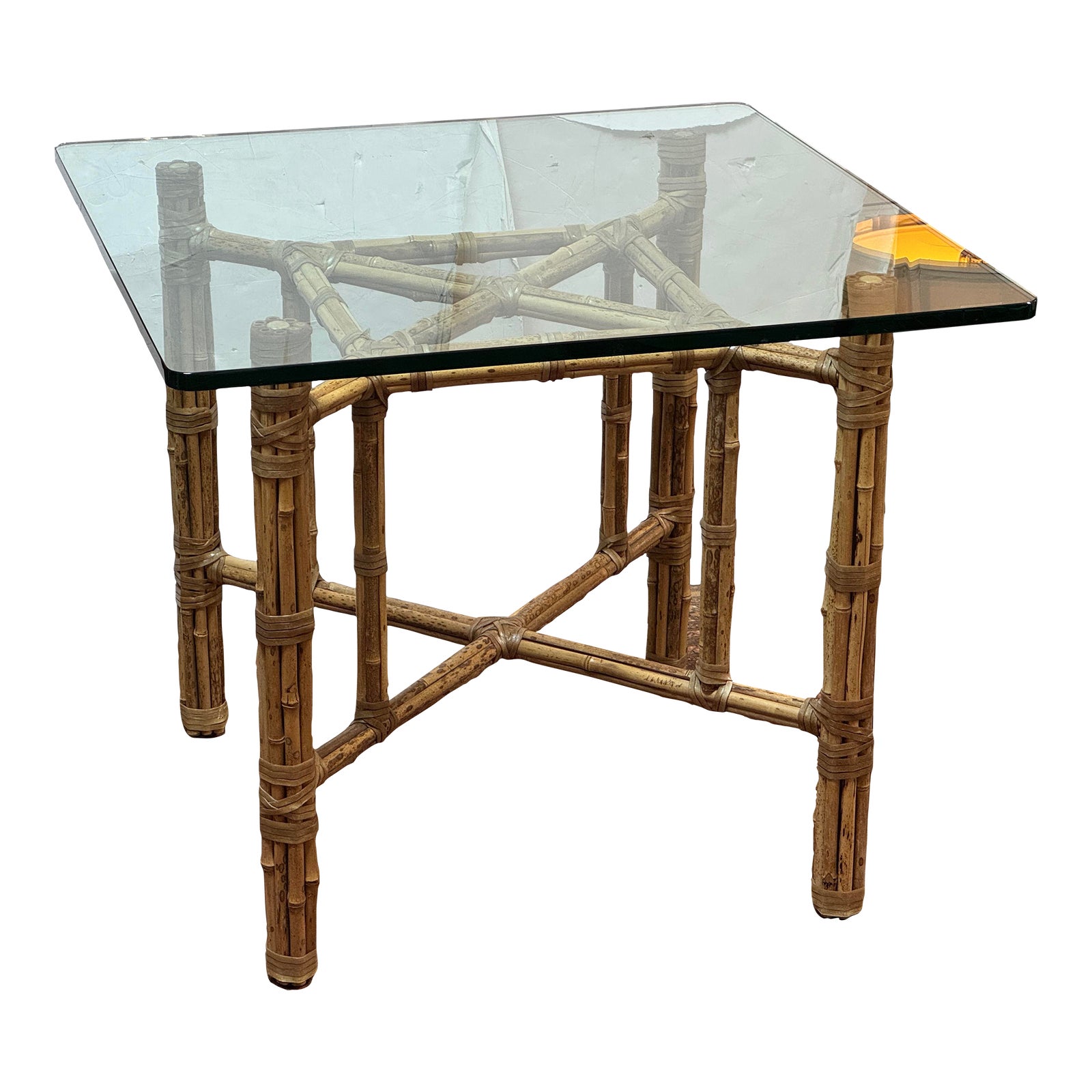 McGuire Bamboo Base Dining Table | Design Plus Gallery